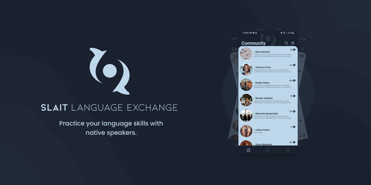 Slait Language Exchange Platform - Chat with natives in any language